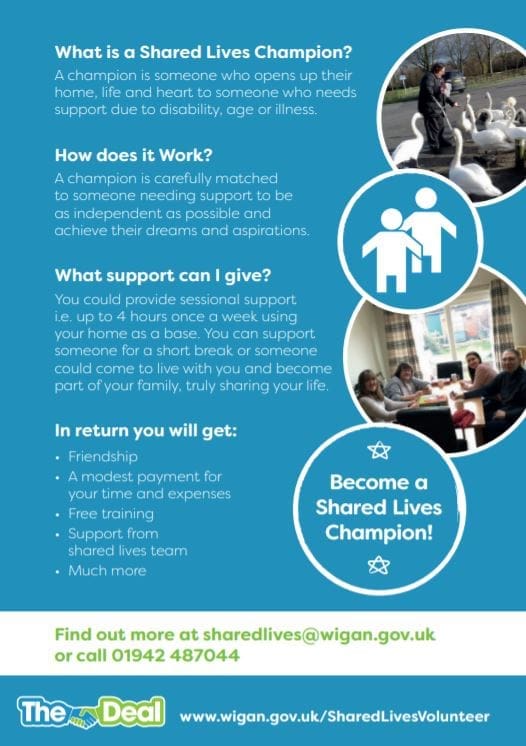 Shared Lives | CCCAD: Childcare and Community Centres, Ashton & District